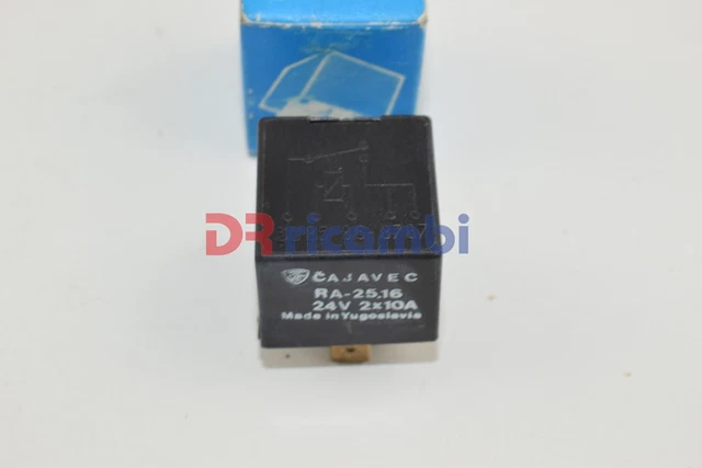 RELE 'CONTACTEUR NORMALEMENT Ouvert 5 Terminaux 24V 2X10A - DR0379 EUR ...