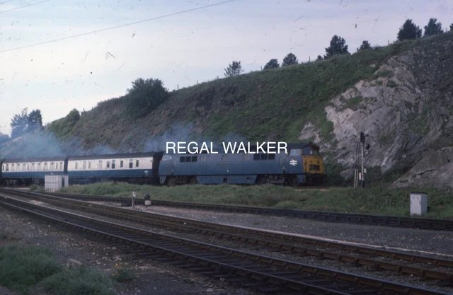 ORIGINAL 35MM SLIDE British Railway - Class 52 D1047 Western Lord Mount ...