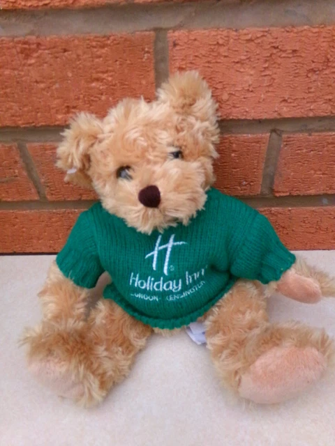 HOLIDAY INN TEDDY soft toy - 27 cm tall - has original tag £0.99 ...