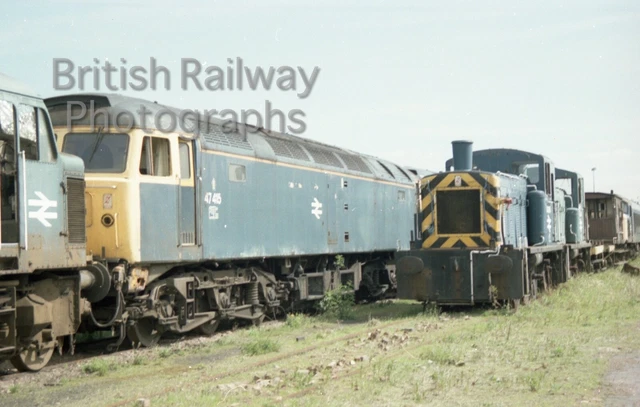35MM NEGATIVE BRITISH Railway Diesel Loco Class 47 47415 Whitemoor Yard 1980's £3.99 - PicClick UK