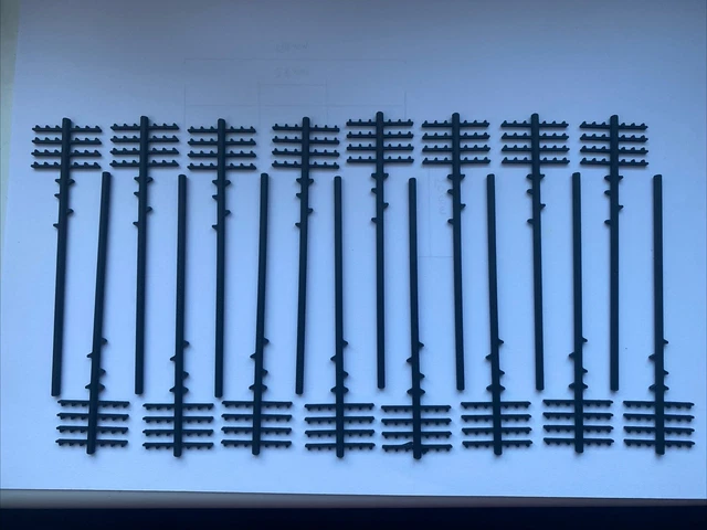 00 GAUGE SCALE Telegraph Poles 3D Printed Model Railway Scenery £5.49 ...