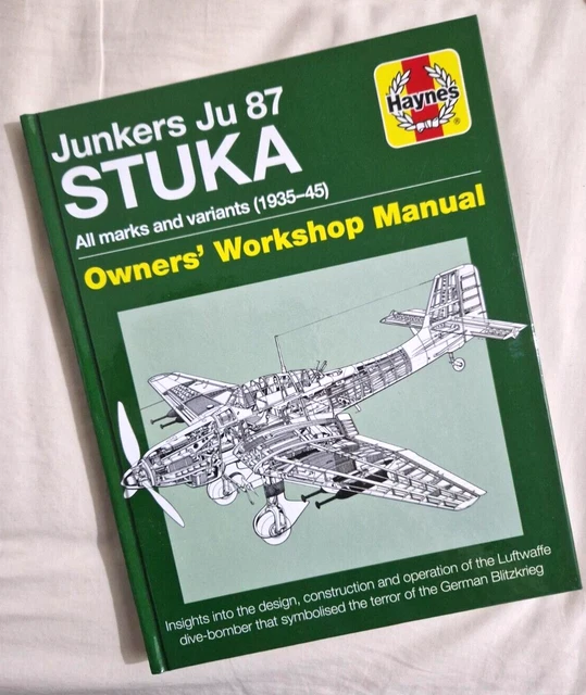 JUNKERS JU 87 ' Stuka' Manual Owners book Jonathan Falconer ...