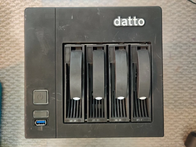 DATTO S3B2000 4-BAY NAS IPMI | Dual 1GbE | m.2 | Xeon D-1521 | 16GB ...