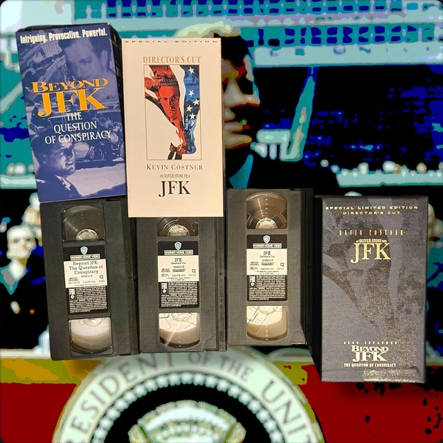 JFK DIRECTOR'S CUT Special Edition VHS Beyond JFK Bonus Tape RARE ...