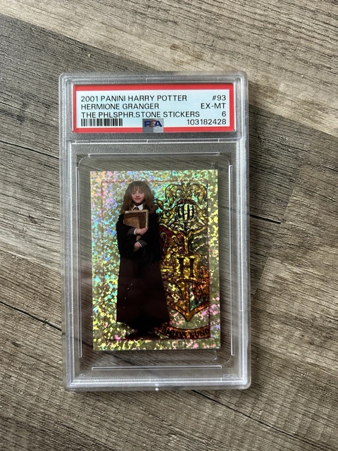 2001 PANINI HARRY Potter Philosopher's Stone Hermione Granger Rookie ...
