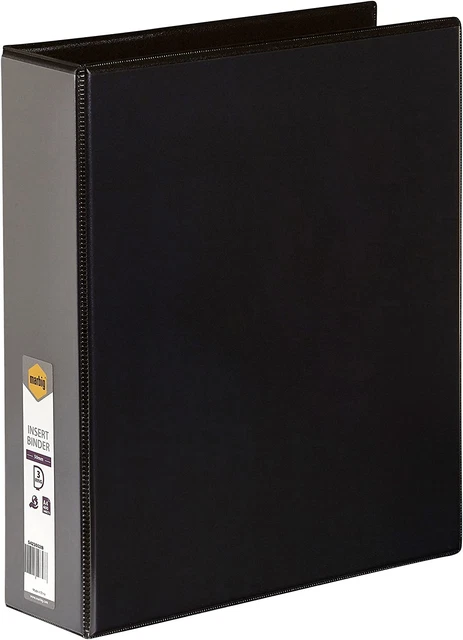 5423002B CLEARVIEW INSERT Binder A4 3D Ring 50Mm Black $27.24 - PicClick AU