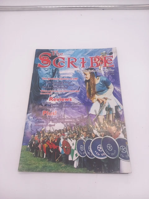 THE SCRIBE ISSUE 3 UK LRP Live Role Play Magazine 1997 Regalle ...