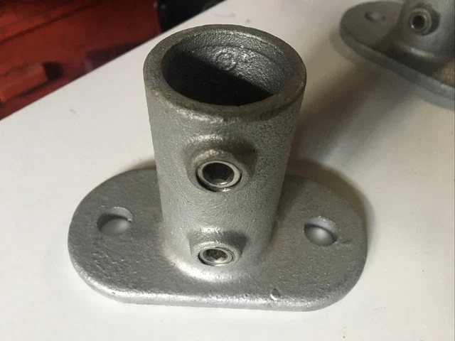 INTERCLAMP TUBE / Pipe Clamp Keyclamp 132 Railing Base Flange 127 X ...