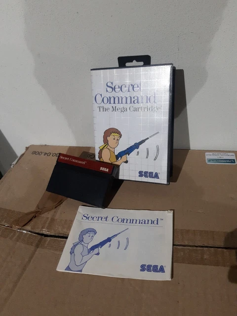 SECRET COMMAND SEGA Master System Complete Retrogame Video Game $15.74 ...