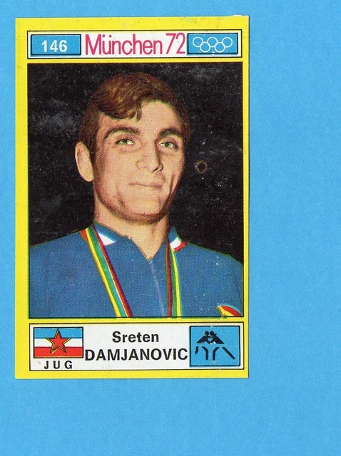 MUNCHEN/MONACO '72-PANINI-FIGURINA N.146- DAMJANOVIC - JUGOSLAVIA ...