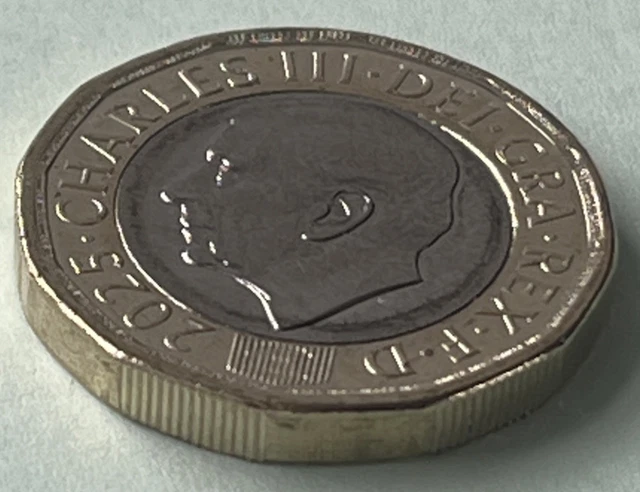 2025 KING CHARLES One Pound Lefty Coin from sealed bag £1 Royal Mint £ ...