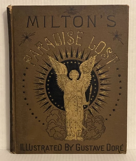 ANTIQUE 1890 MILTON'S Paradise Lost Illustrated by Gustave Dore Large ...