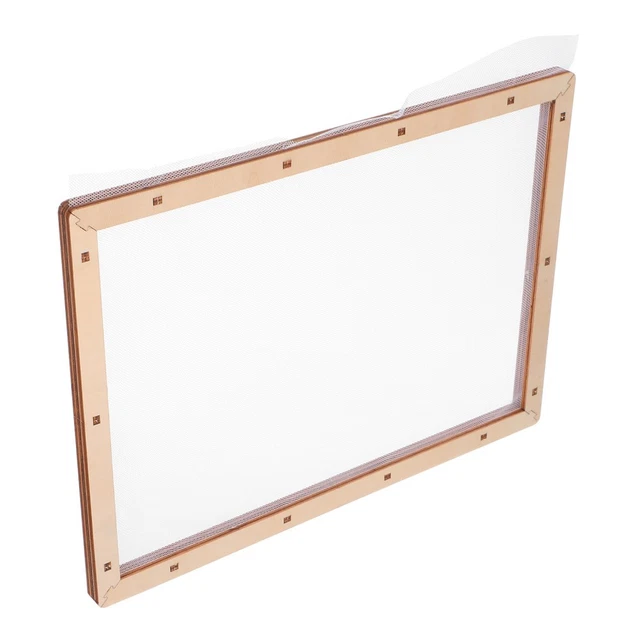 PAPER MAKING FRAME Mesh Screen for Papermaking DIY Mold Projects £11.39 ...
