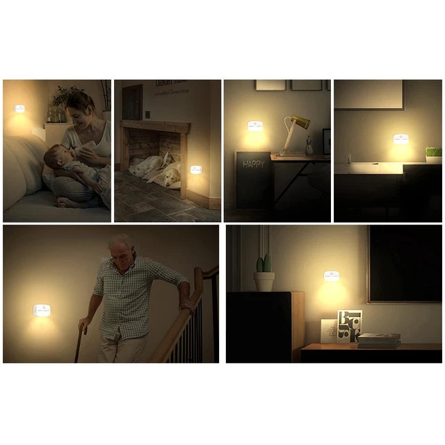 HUMAN BODY SENSOR Night Light With Infrared Pir Motion Detection For ...