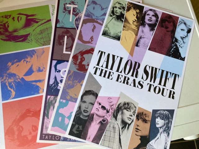 TAYLOR SWIFT THE Eras Tour 2024 VIP official merchandise posters in ...