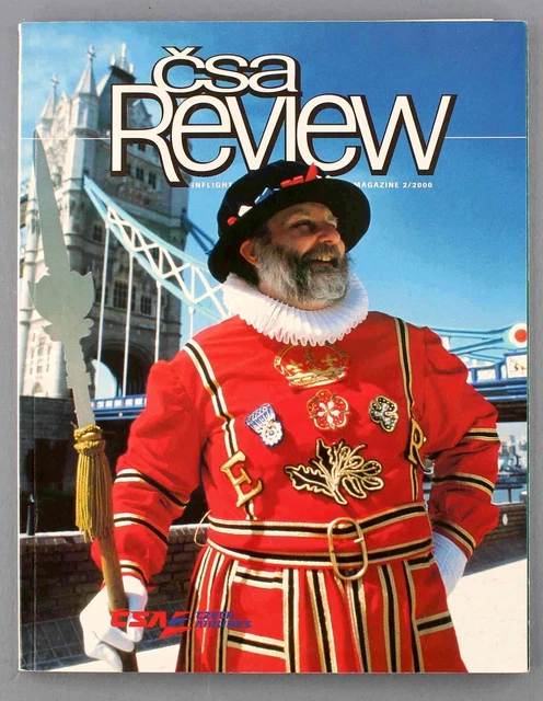 CSA REVIEW AIRLINE Inflight Magazine Fleet Pics Route Map Spring 1998 £ ...