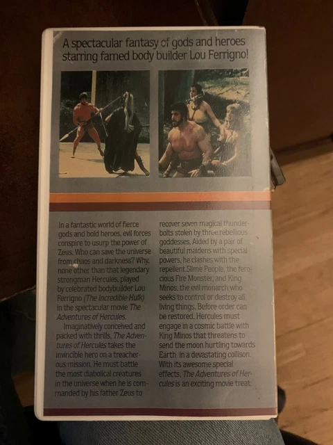 LE AVVENTURE DI Ercole-VHS-Lou Ferrigno/Molly Carlucci-Cannon EUR 56,49 ...