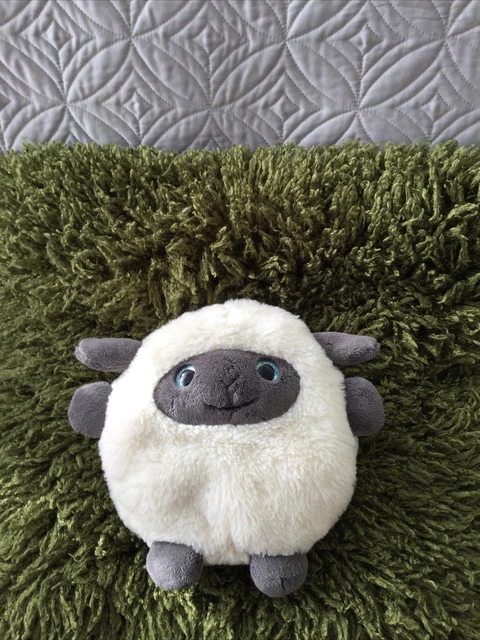 RARE PLUSH KEEL Toys Lamb Sheep Soft Toy Round Flat Comforter Hug Toy ...