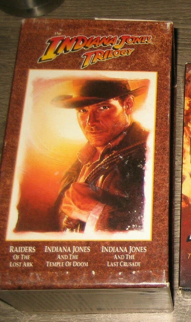 INDIANA JONES TRILOGY * VHS Boxed Set * Collector's Edition £6.59 ...