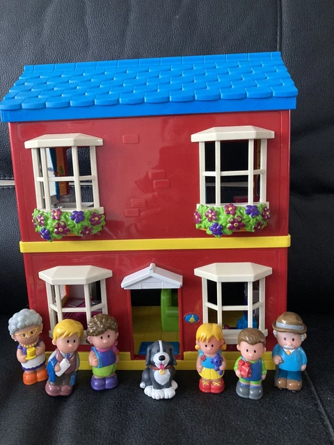 ELC HAPPYLAND HOUSE With Sounds And Lights, People Family Figures, Dog ...