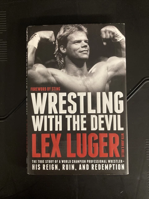 *RARE* LEX LUGER Wrestling With The Devil Biography WWF WWE WCW EUR 11 ...