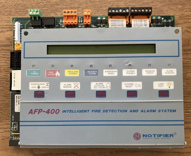 NOTIFIER AFP-400 FIRE Alarm Control Panel With CPU-400 Main Board. EUR ...