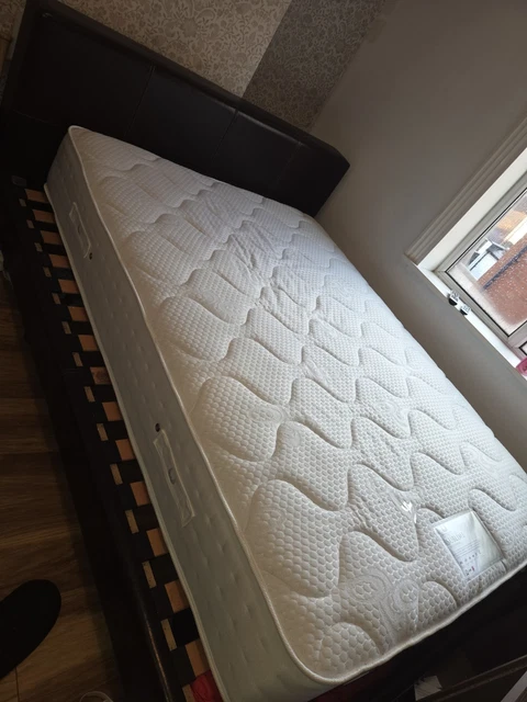 DOUBLE BED WITH King Size Frame £250.30 - PicClick UK