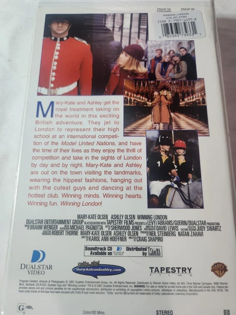 WINNING LONDON VHS 2001 Clamshell Mary Kate & Ashley Olsen £7.10 ...