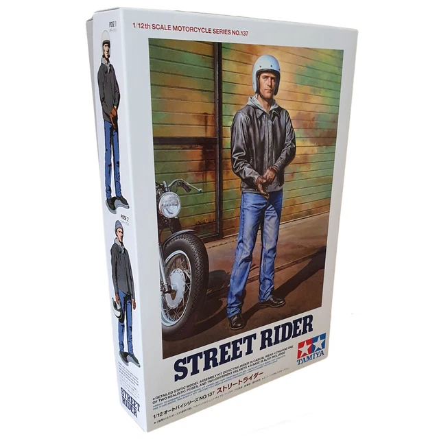 FIGURINE TAMIYA 14137 Street Rider pour motos kit modèle échelle 1:12 ...