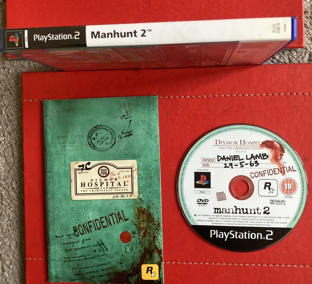 MANHUNT 2 (JEU PlayStation 2) avec manuel PAL Ex état comme mes photos ...