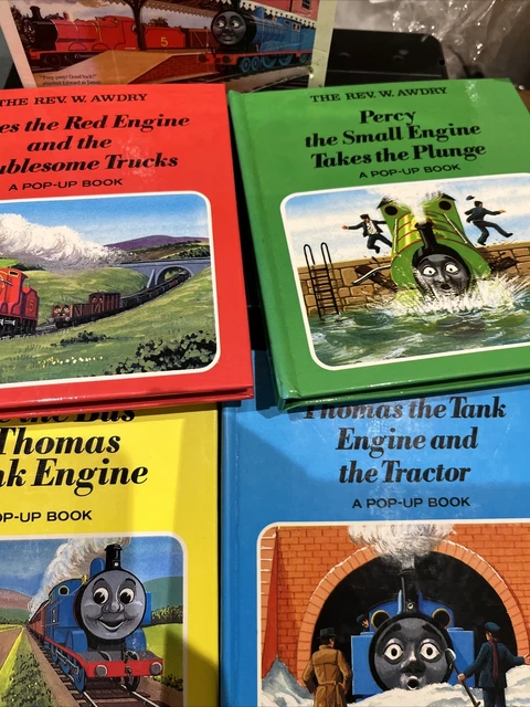 VINTAGE COLLECTIBLE THE Thomas The Tank Engine Pop-Up Library Kids Book ...