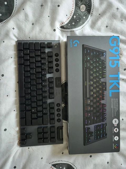 LOGITECH G915 TKL Wireless Gaming Tactile Keyboard, UK English (Qwerty ...