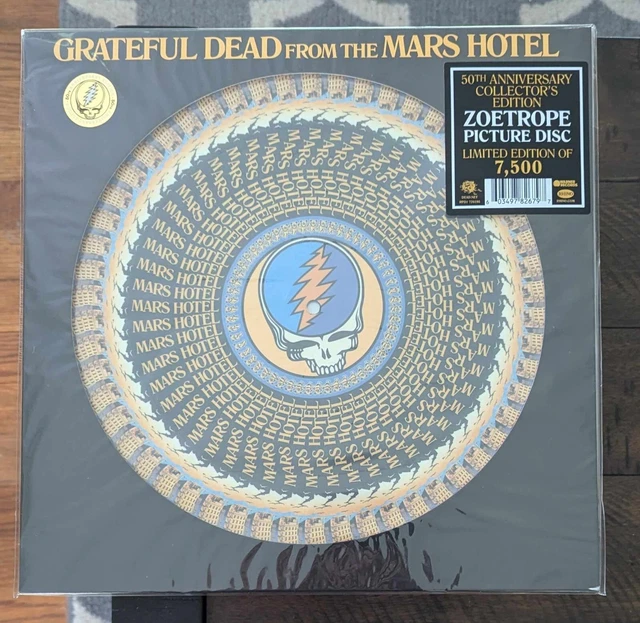 GRATEFUL DEAD-FROM THE Mars Hotel 50Th Ann Lt. Zoetrope Pic Disc Vinyl ...