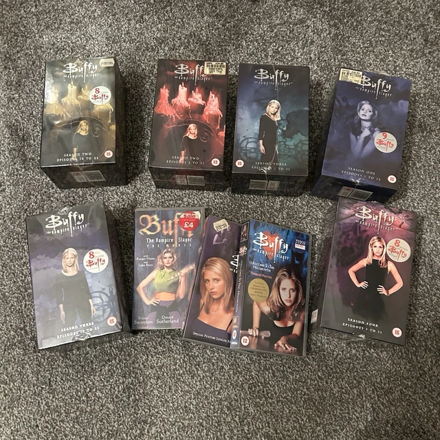 BUFFY THE VAMPIRE slayer VHS tapes - large job lot of Buffy VHS tapes £ ...