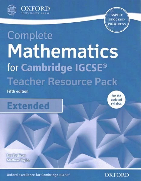 Complete Mathematics For Cambridge Igcse Teacher Resource Pack Extended Pa £89 48