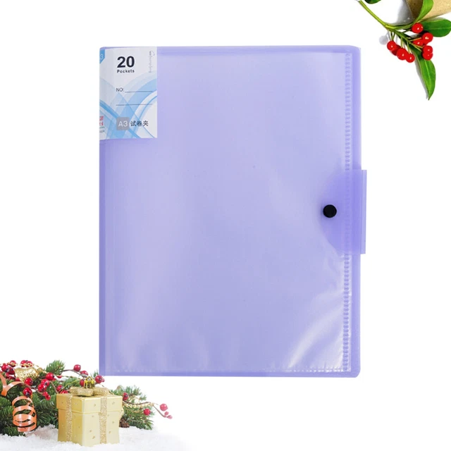 CLEAR PLASTIC PRESENTATION Folder for A3 Size Papers and Documents £10. ...