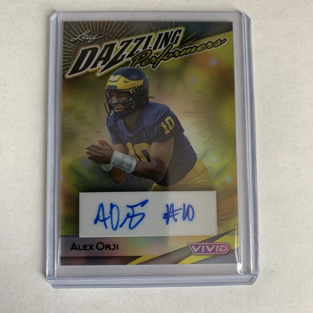 ALEX ORJI 2024 Leaf Vivid Abbagliante Performers Auto Michigan #1/9 EUR ...