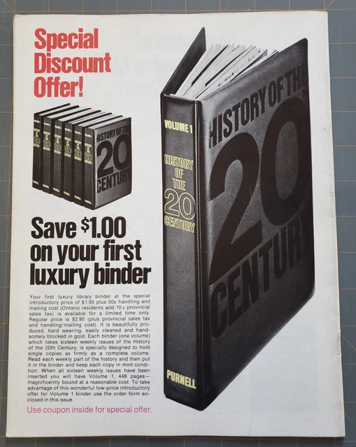History Of The 20th Century Magazine 1969 New Horizons Issue 2 £11 91