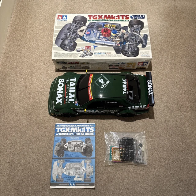 NEW TAMIYA TGX 1/8 Rc Nitro Mercedes AMG sonax Ops VR-15S Nitro Engine ...