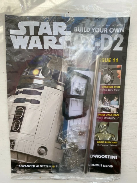 1:2 SCALE DEAGOSTINI Star Wars Build Your Own R2-D2 Issue 11 Complete ...