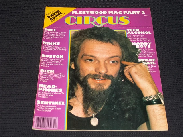 1977 APRIL 14 Circus Magazine - Ian Anderson Jethro Tull Front Cover ...