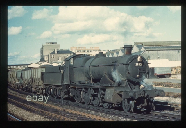 35MM SLIDE - ex GWR 2-8-0 2861 at Newport High St. on 2.8.58. £1.99 ...