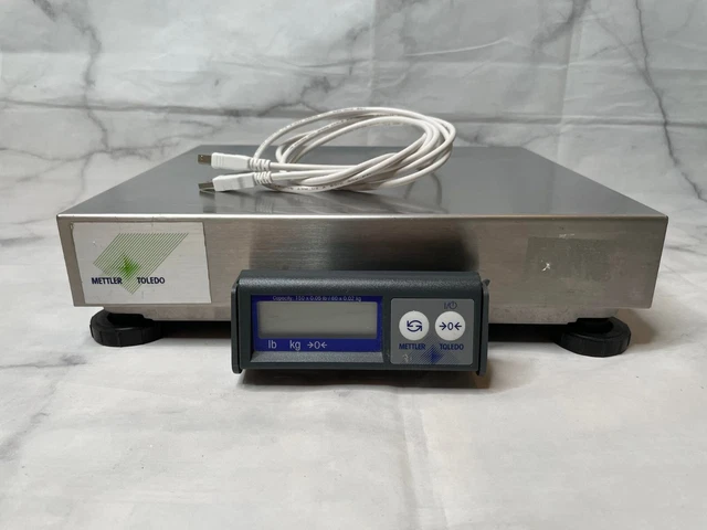 METTLER TOLEDO PS60 BC Shipping Scale 150lb w/ Steel top - Tested ...