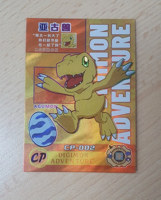 AGUMON CP-002 DIGIMON Adventure Classic Card Series 2024 Holo Full Art ...
