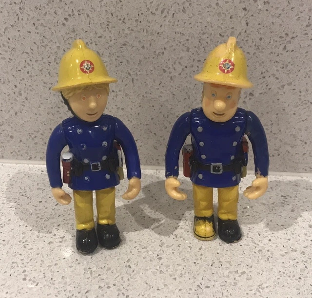VINTAGE 2005 FIREMAN Sam & Penny Morris Action Figures Toy 3.5” Tall £4 ...