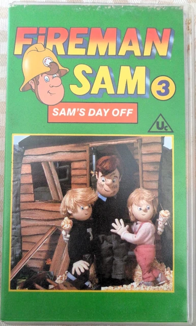 FIREMAN SAM &SAM'S Day Off" BBC Video PAL VHS Video £12.00 - PicClick UK