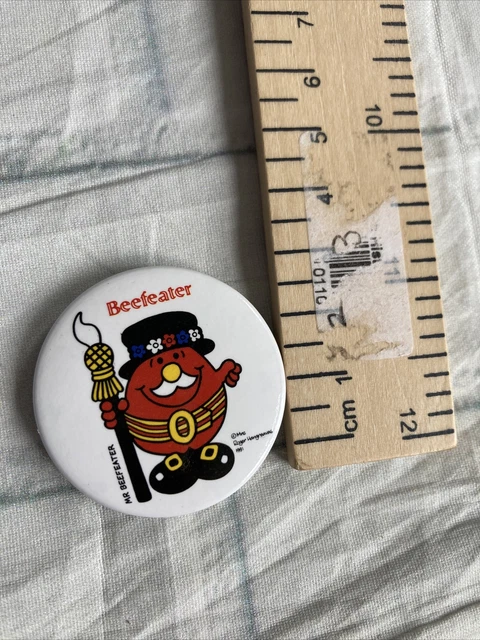 VINTAGE BADGE MR Beefeater - Mr Men £3.31 - PicClick UK