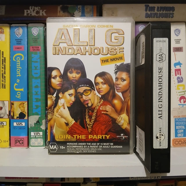 2002 ALI G In Da House- Universal Vhs- Big Box Ex Rental- Sacha Baron ...