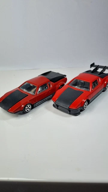 1970 X2 DE tomaso pantera jet car metal rouge neuve jamais jouée NOREV ...