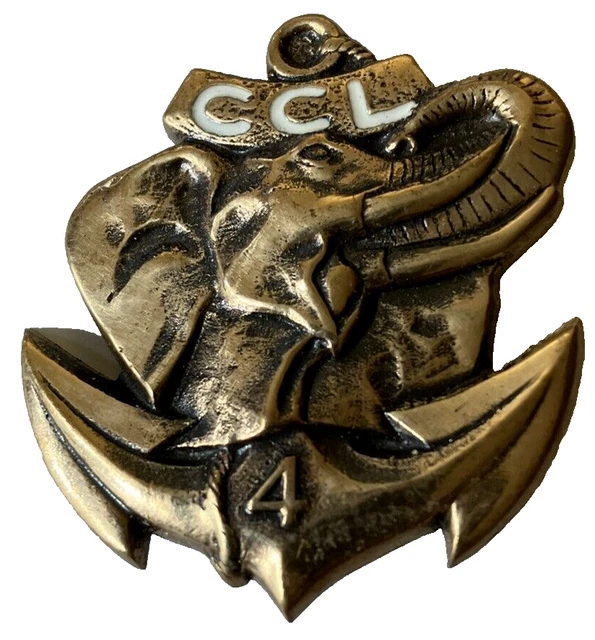 Insigne Militaire Troupes De Marine Ccl Du 4°rima Leblond 1 Ep